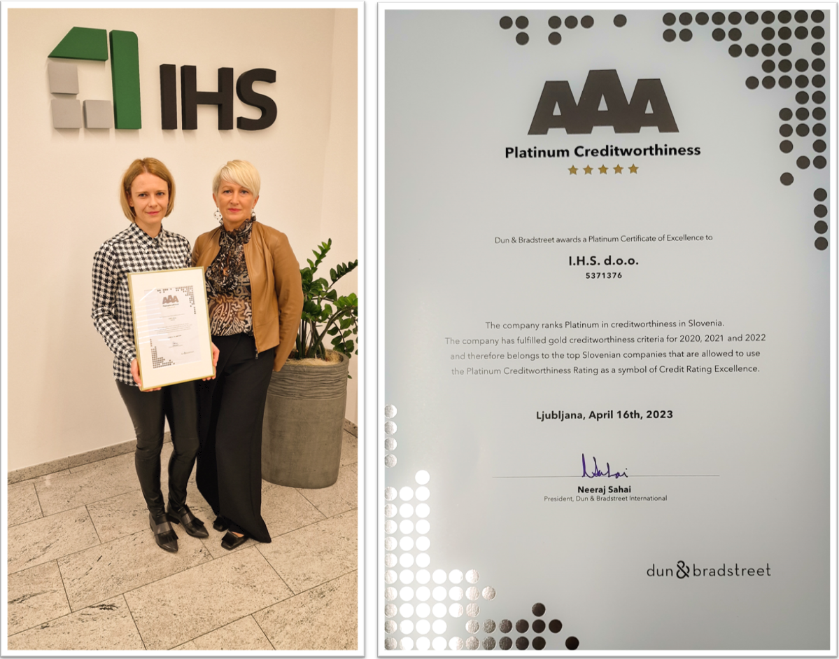 Rating Excellence 2023 - I.H.S.